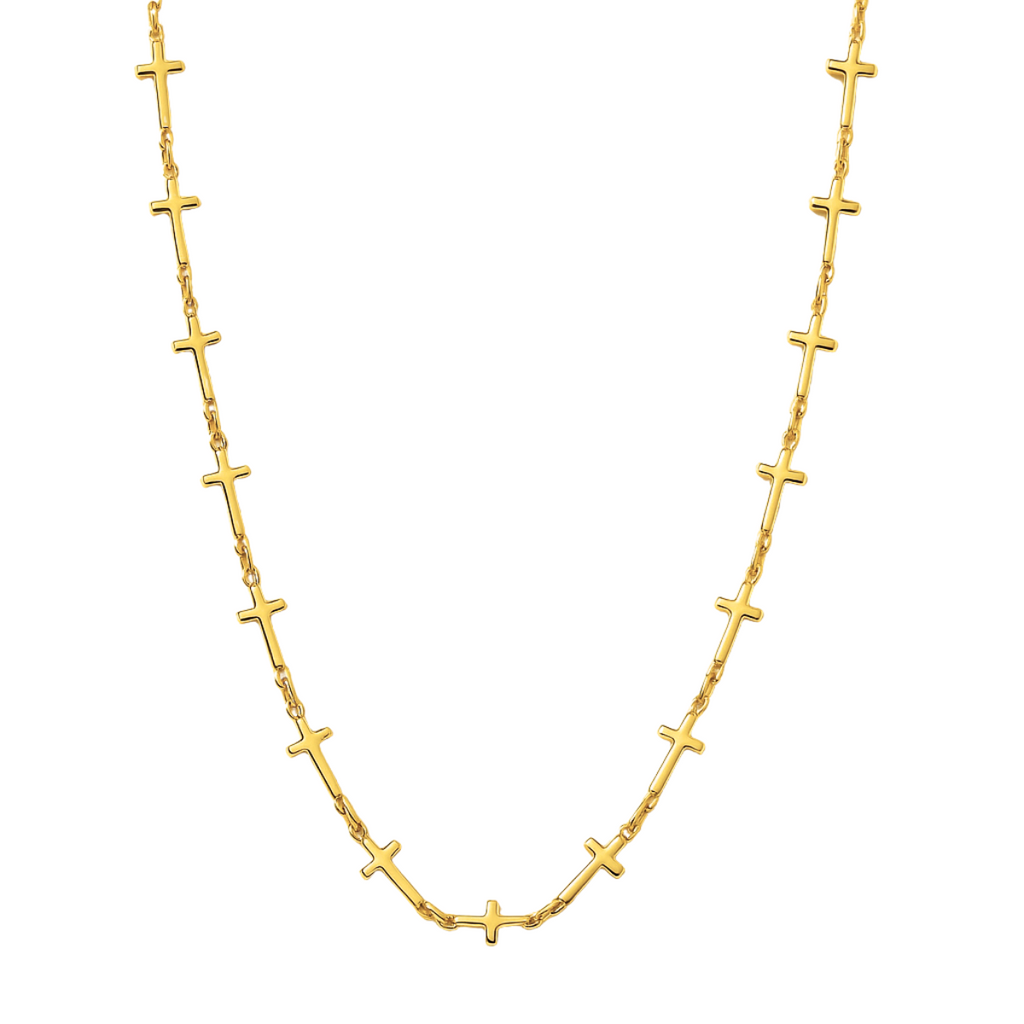 Kennedy Cross Chain Necklace - Ellie Vail Jewelry