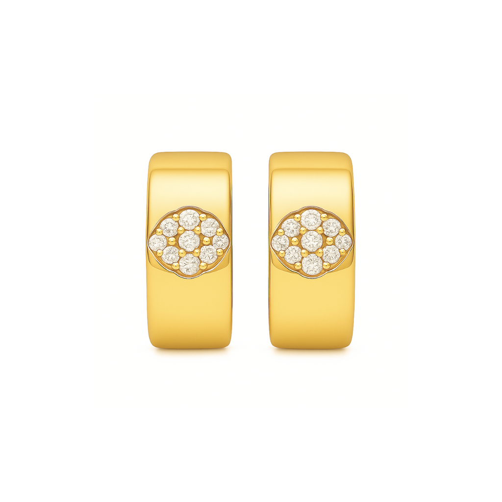 Loren Evil Eye Huggie Hoop Earring – Ellie Vail