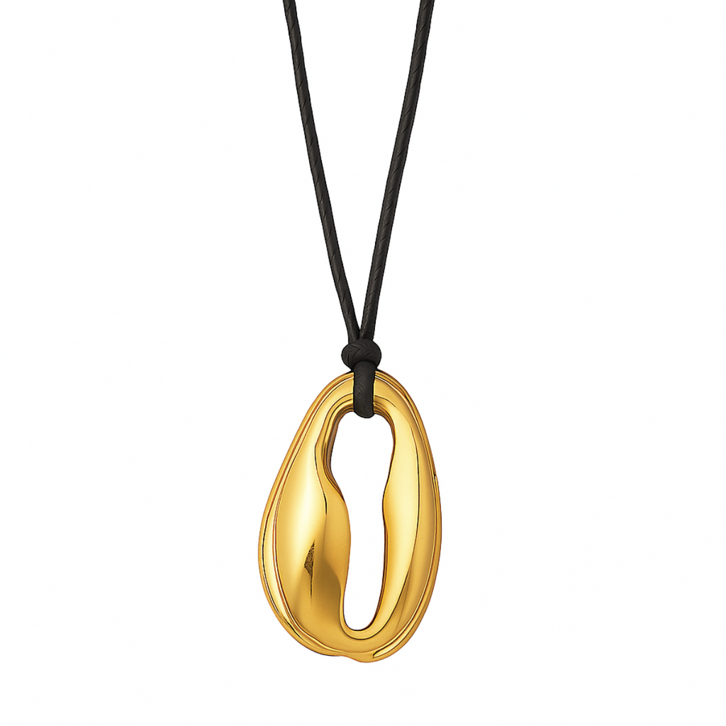 Vanna Oversized Shell Cord Necklace – Ellie Vail