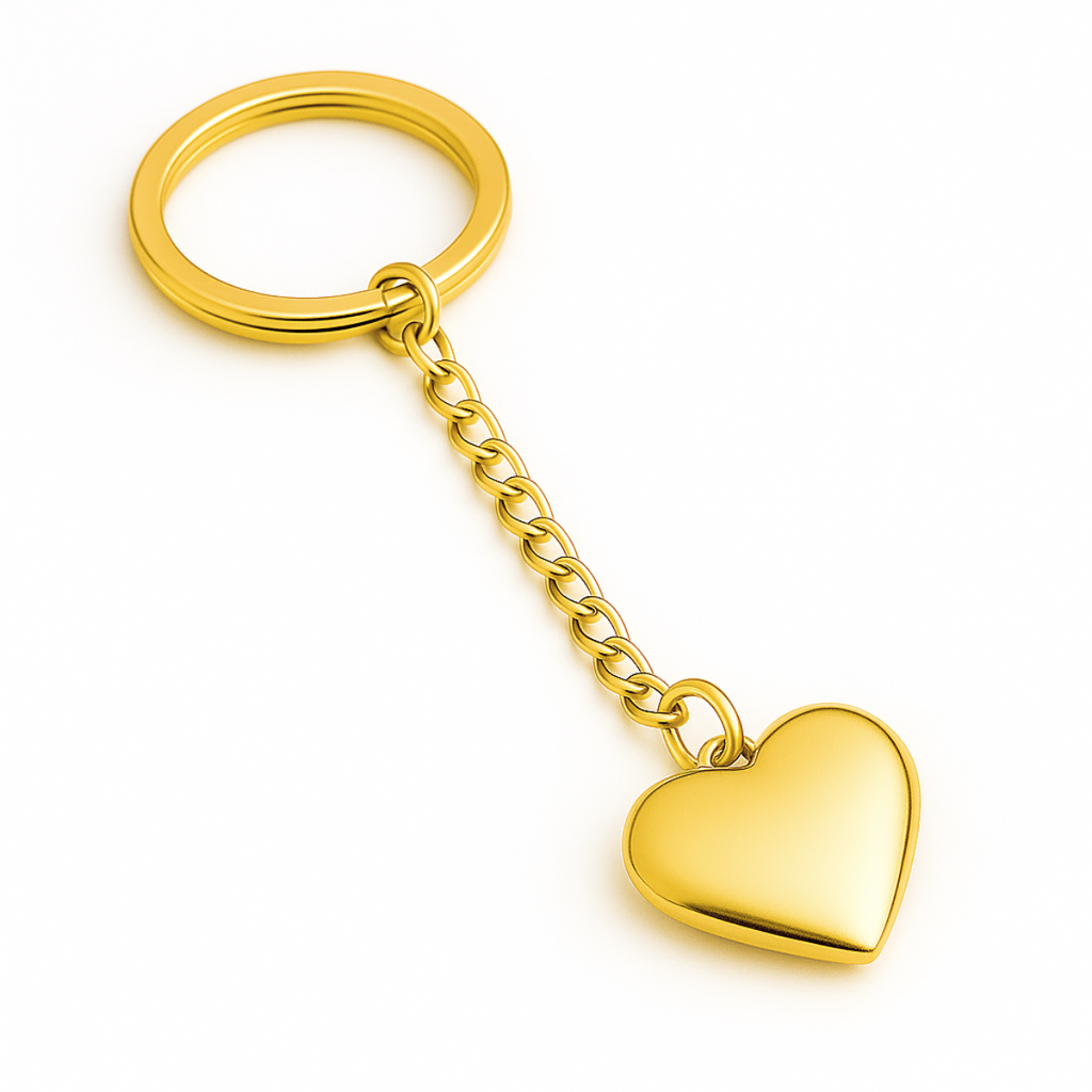 Heart Charm Keychain - Ellie Vail Jewelry
