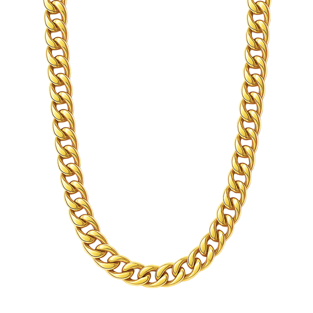 Liam Cuban Chain Necklace - Ellie Vail Jewelry