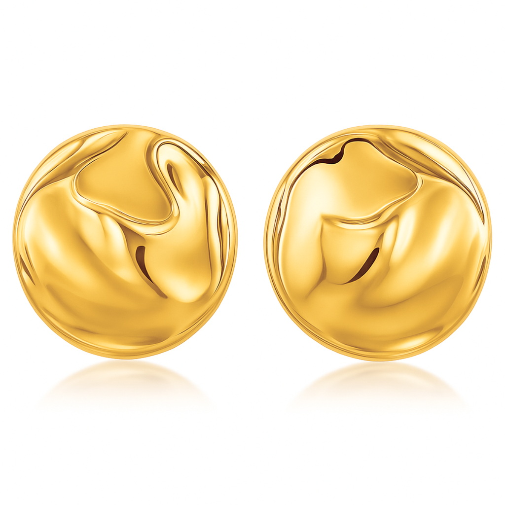 Callan Irregular Disc Earring – Ellie Vail