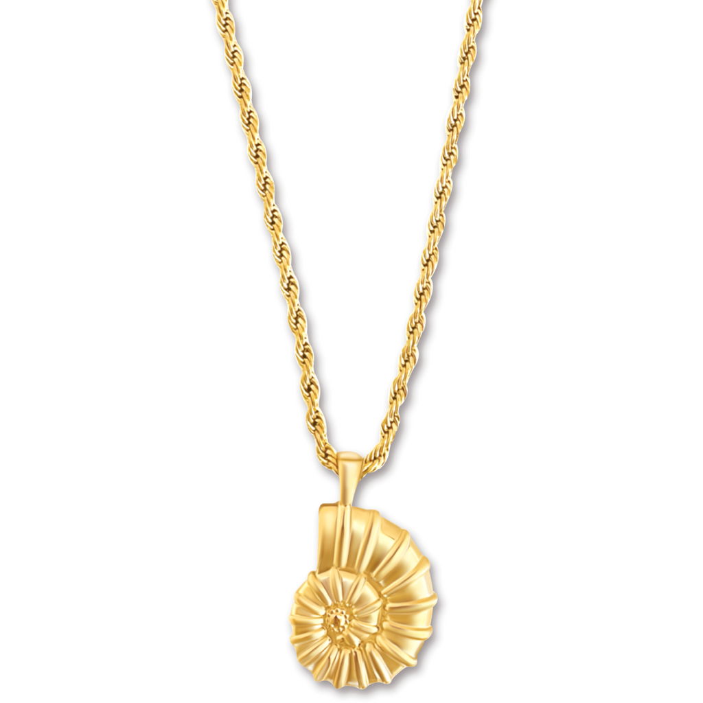 Eliana Oversized Shell Pendant Necklace - Ellie Vail Jewelry