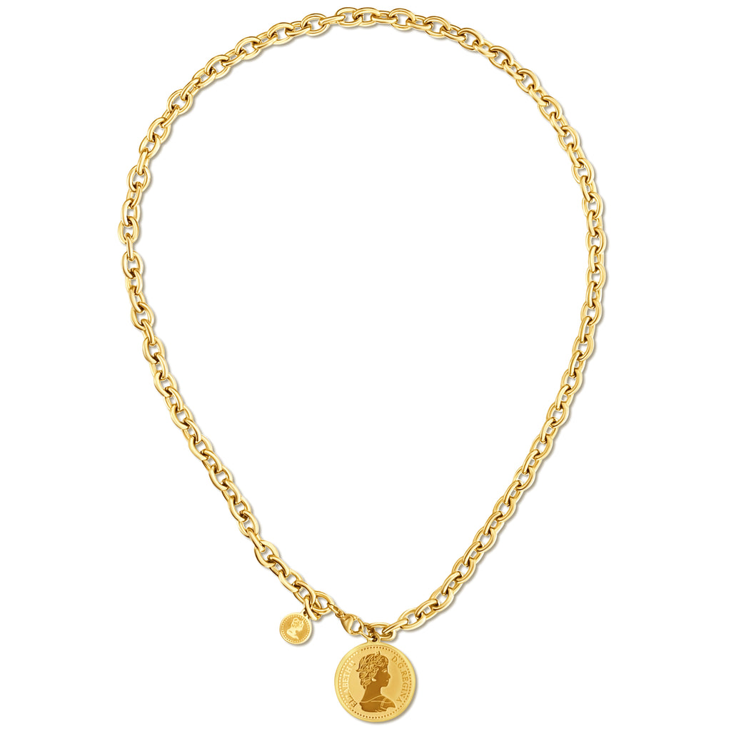 Odette Coin Chain Necklace - Ellie Vail Jewelry